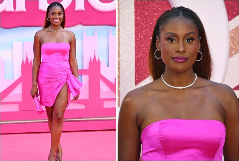 Issa Rae wears Chopard to the Premiere of “Barbie” in London - First ...